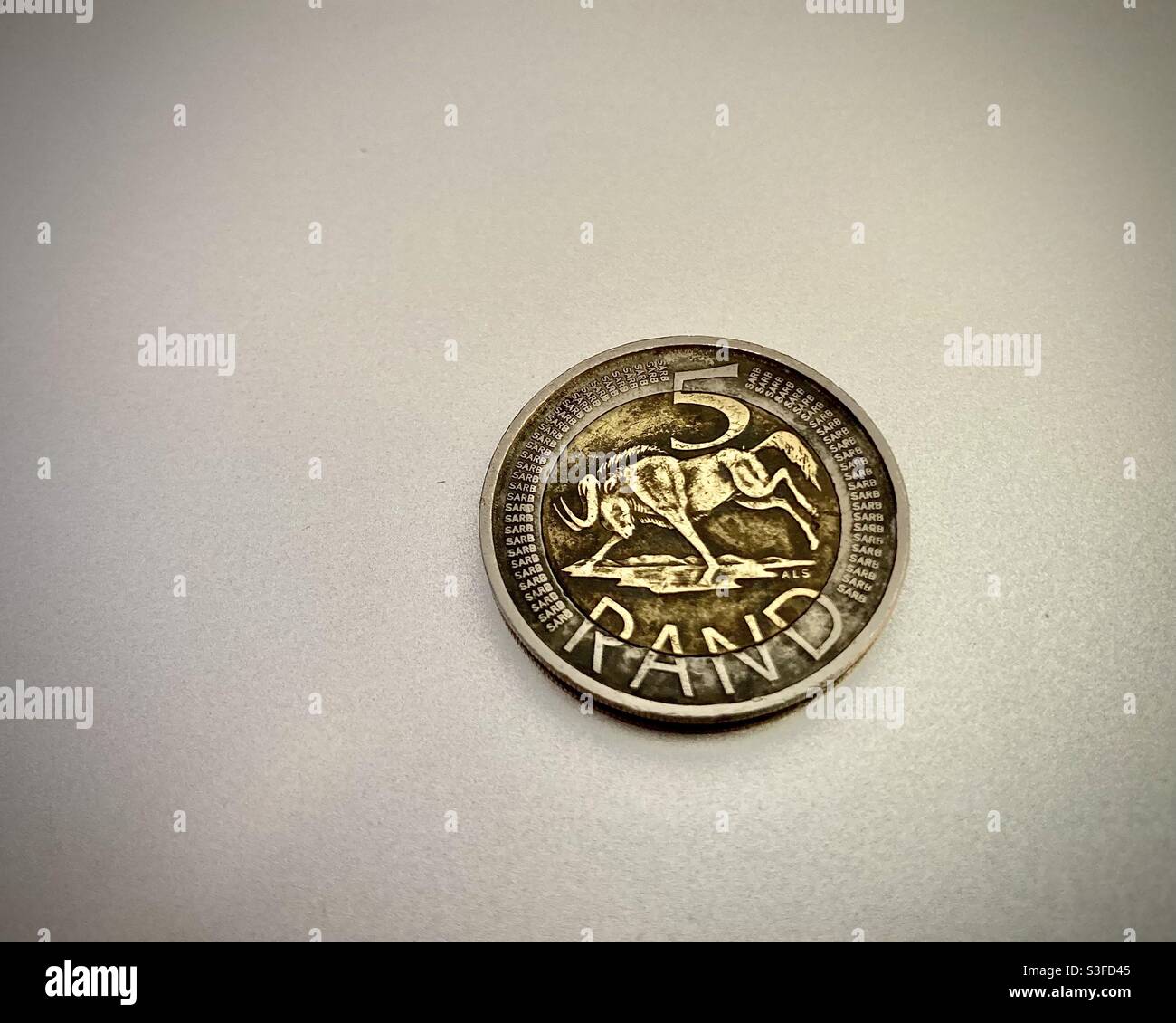 South africa r5 coin hi-res stock photography and images - Alamy