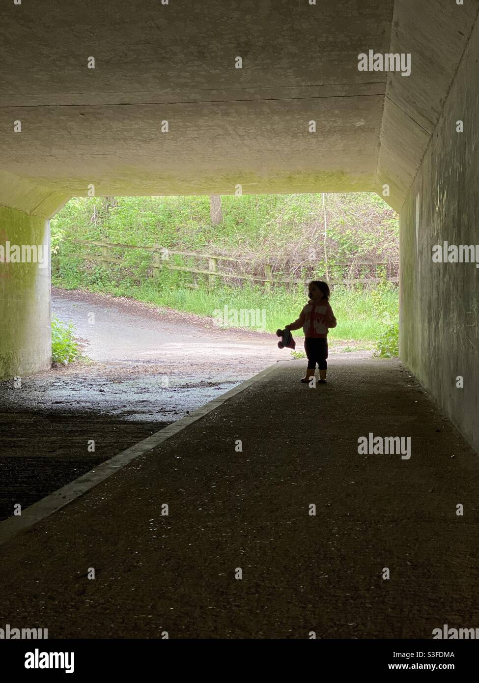 Walk into subway tunnel hi-res stock photography and images - Alamy