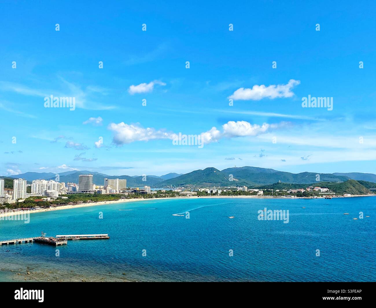 Sanya beaches, Dadonghai area, Hainan Province, China Stock Photo - Alamy