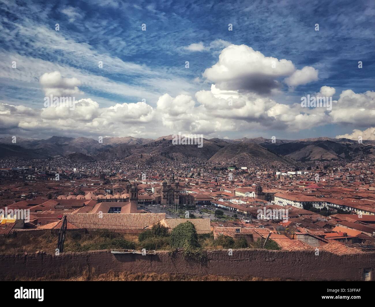 Peru cusco view over hi-res stock photography and images - Alamy