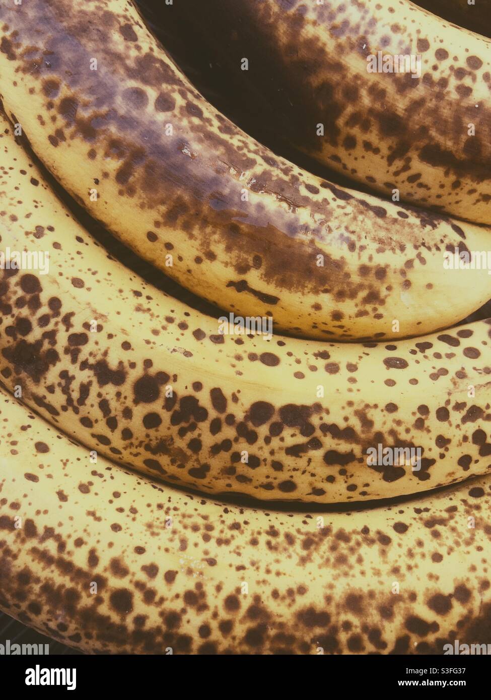 Composition of stained bananas Stock Photo - Alamy