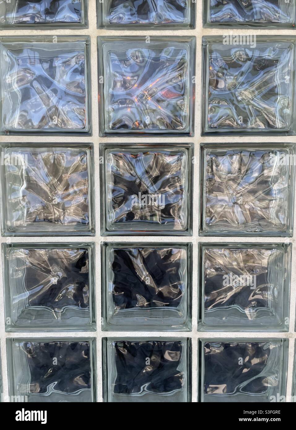 Abstract background of cube glass window Stock Photo - Alamy