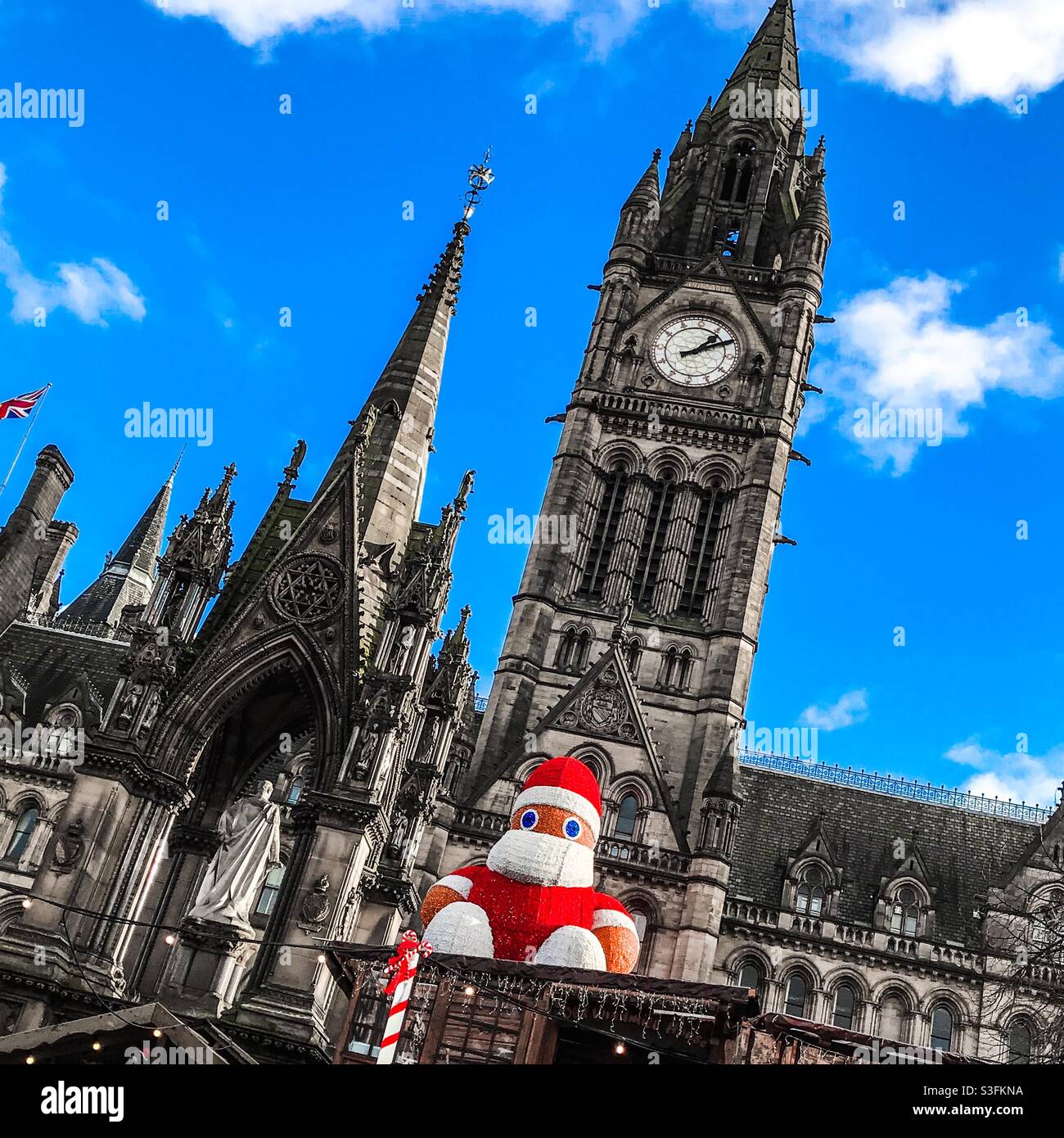 Town hall and albert square hi-res stock photography and images - Alamy