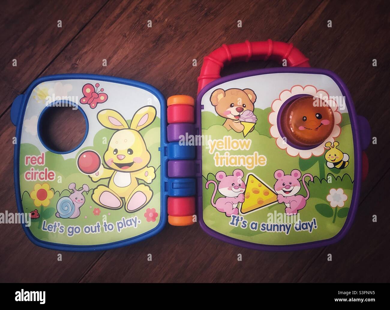 Electronic and battery operated kids story book Stock Photo - Alamy