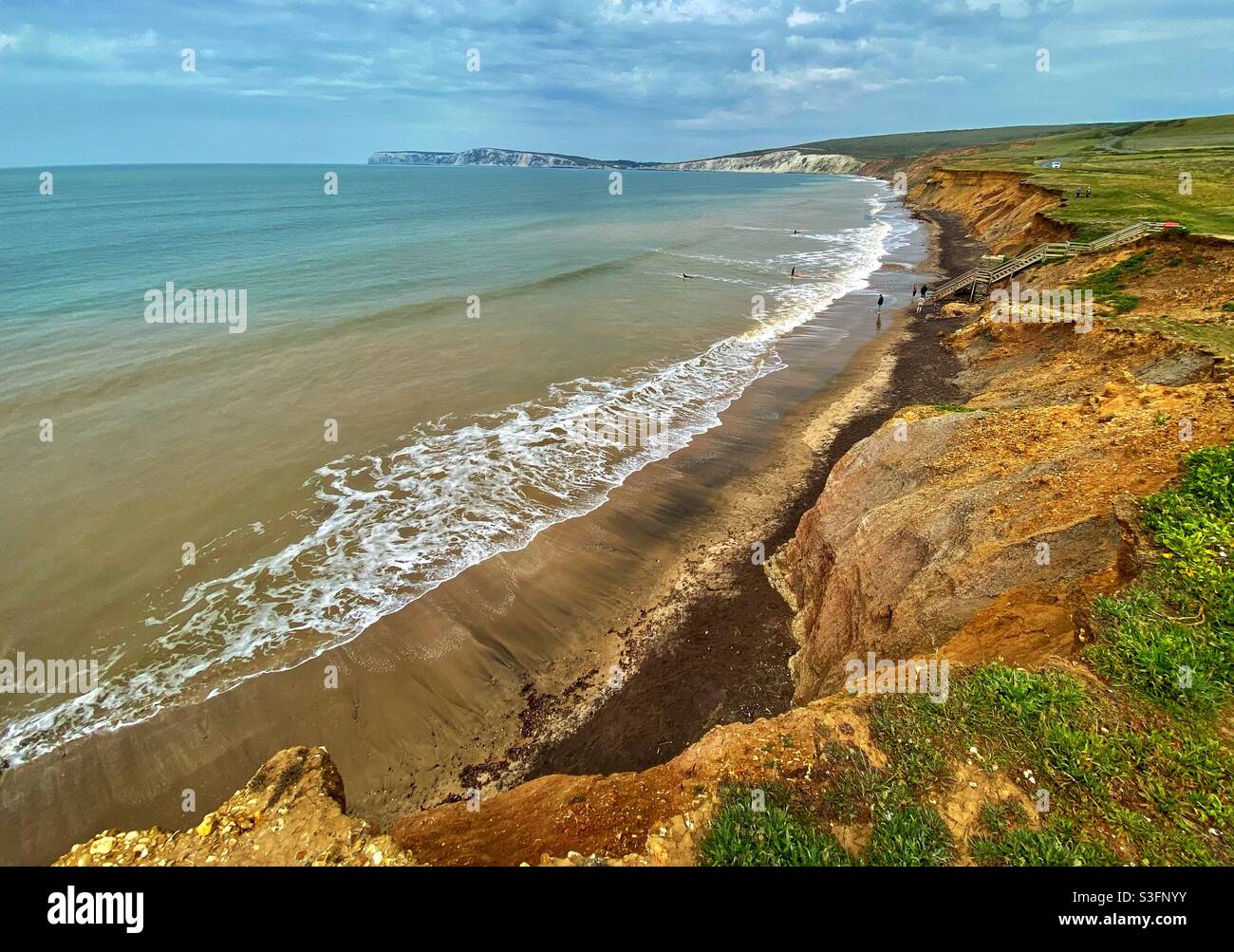 Compton bay. Isle of Wight Stock Photo - Alamy