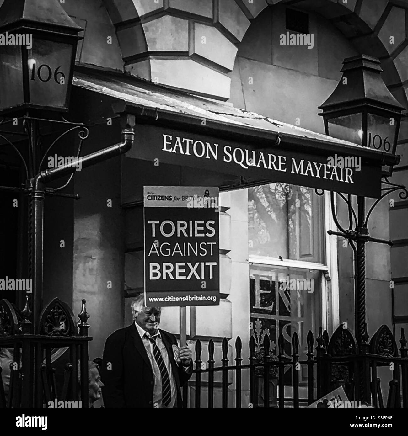 Boris johnson london Black and White Stock Photos & Images - Alamy