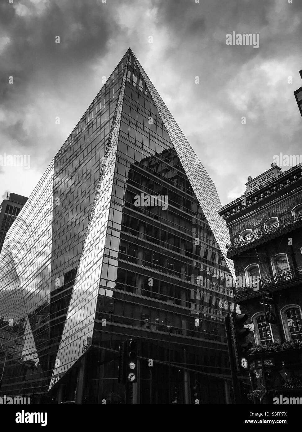 Glass building, London Stock Photo - Alamy