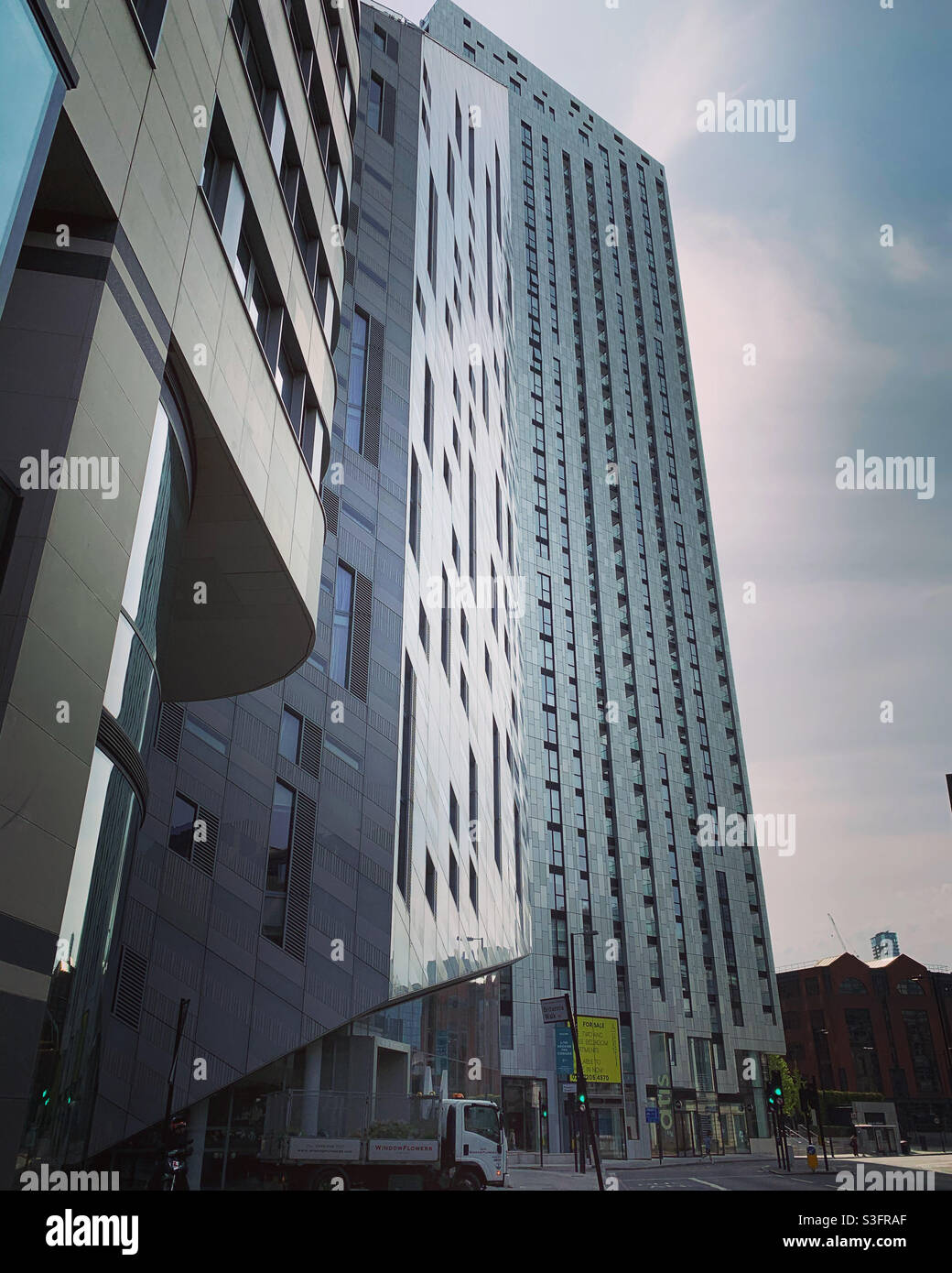 High rise buildings in city Stock Photo - Alamy