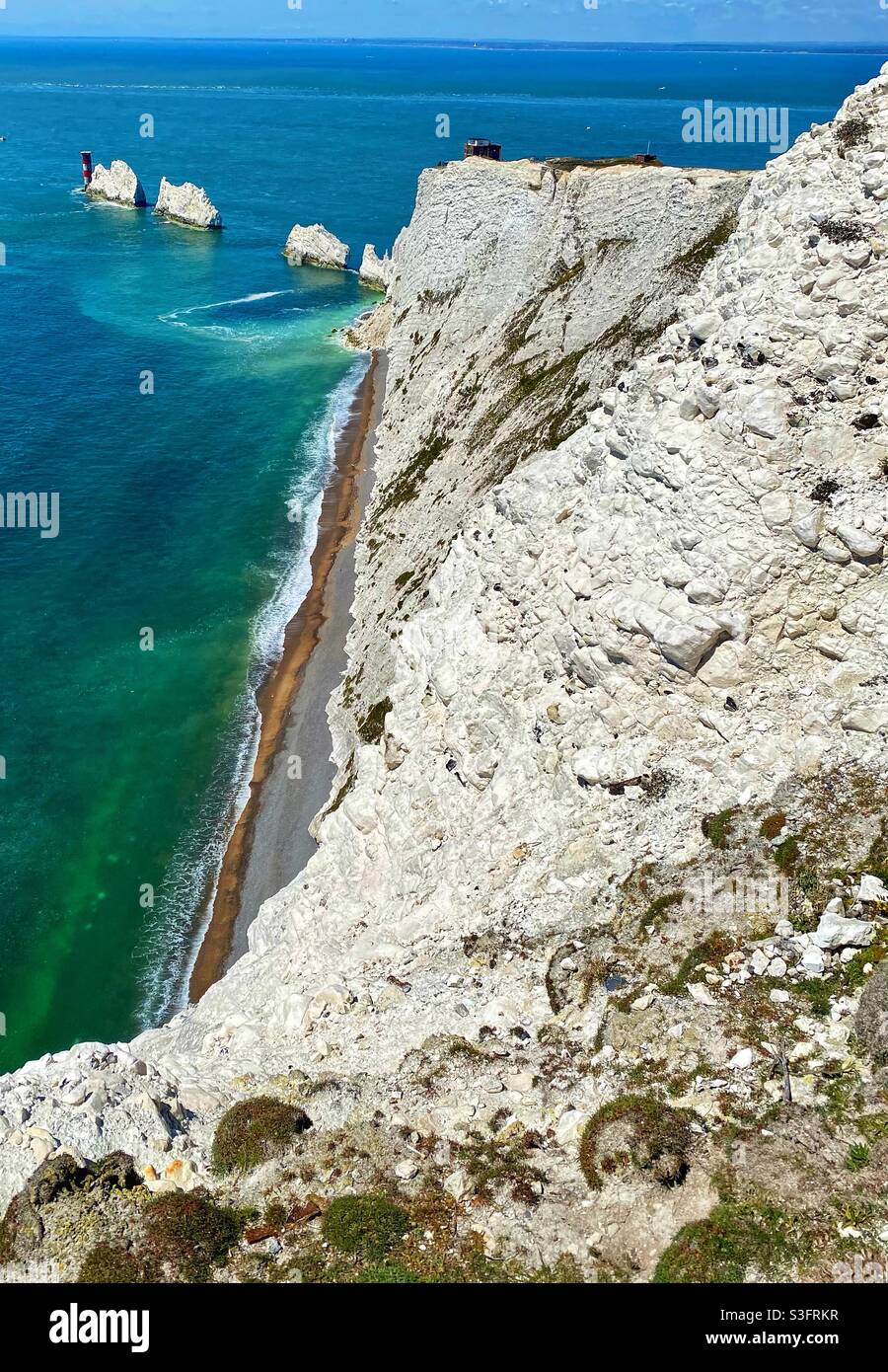 The needles. Isle of Wight Stock Photo - Alamy