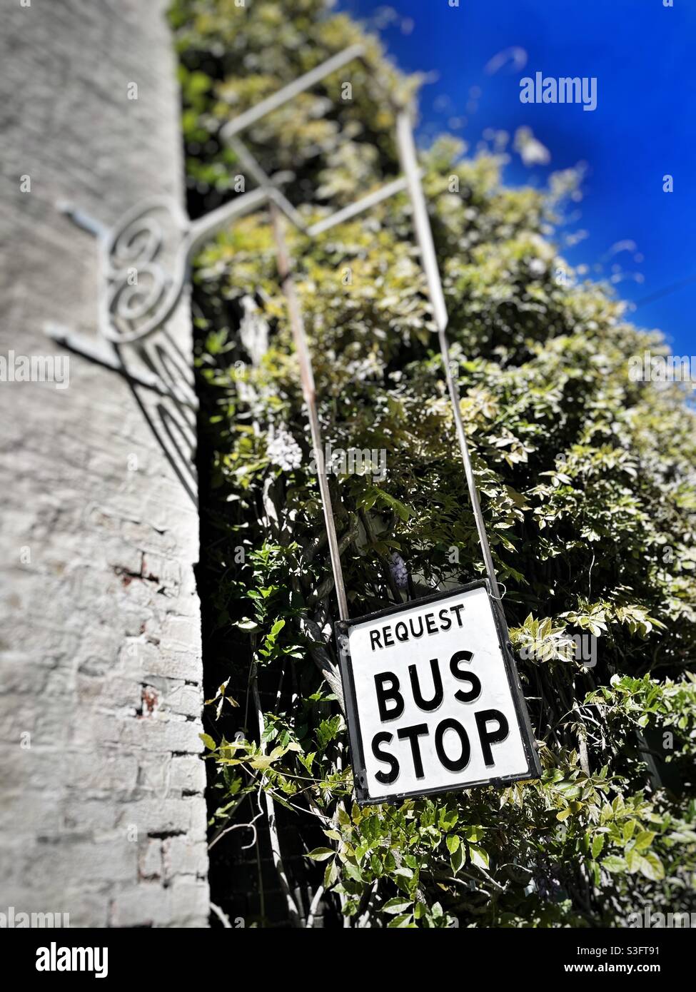 Request bus stop hi-res stock photography and images - Alamy