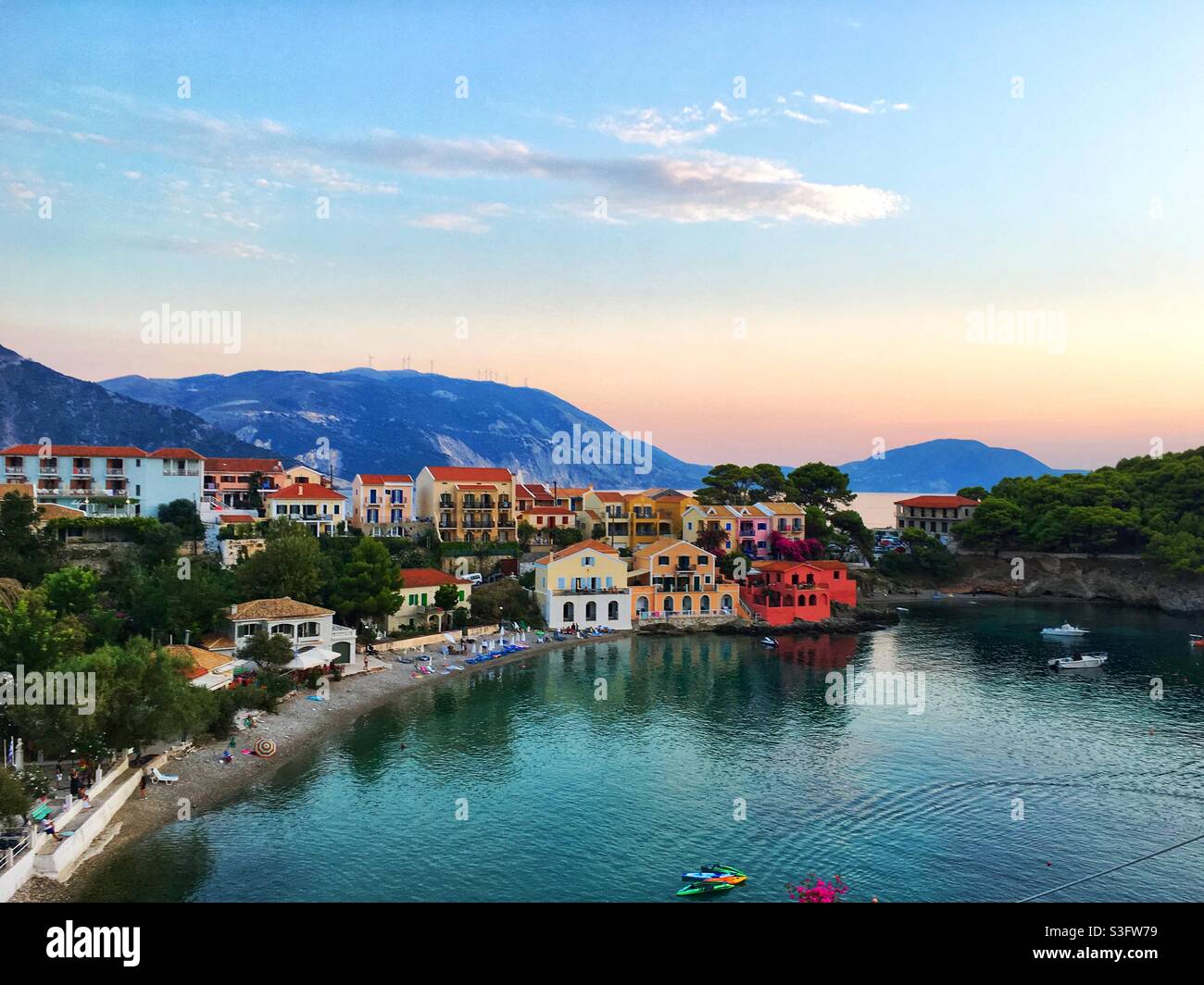 Assos bay kefalonia greek ionian hi-res stock photography and images ...