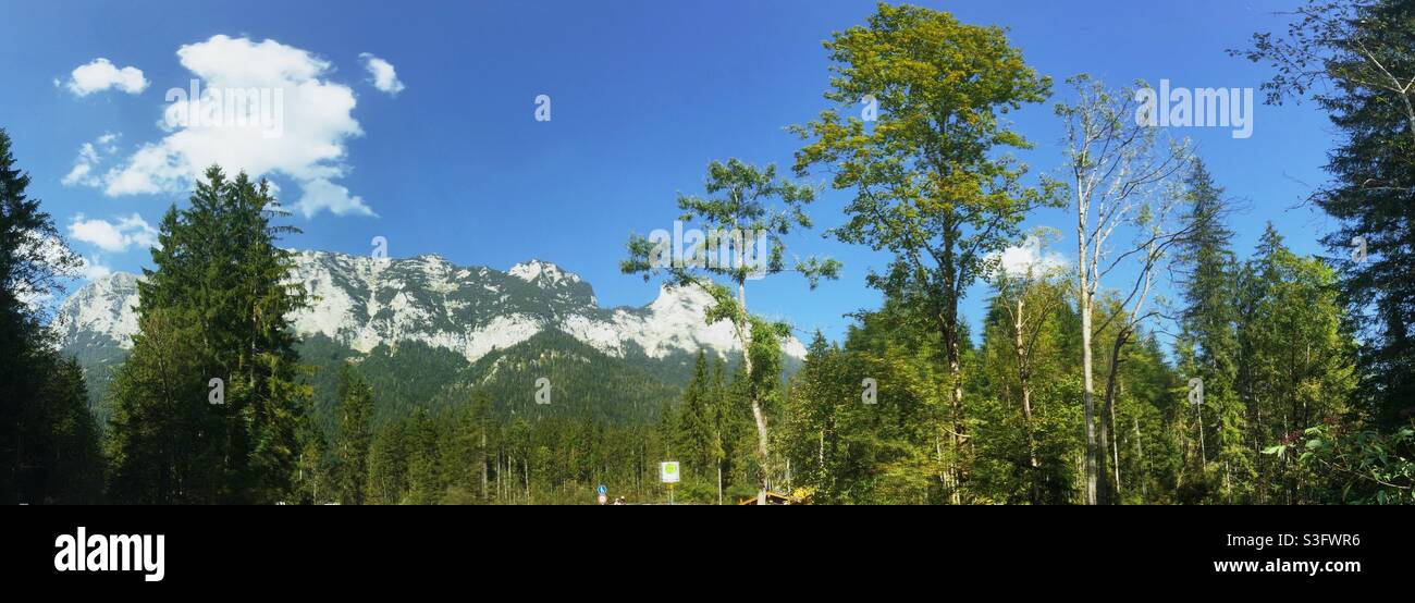 Panorama view of bavarian alps hi-res stock photography and images - Alamy