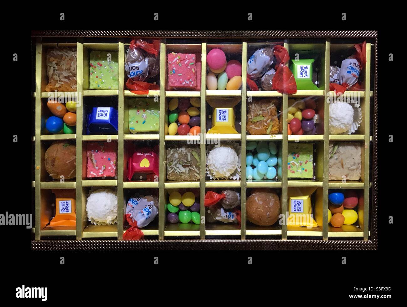 Assorted sweets for special celebration Stock Photo - Alamy