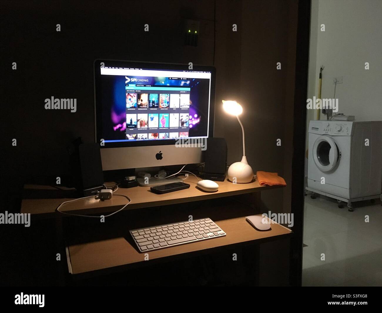 India home work computer hi-res stock photography and images - Alamy