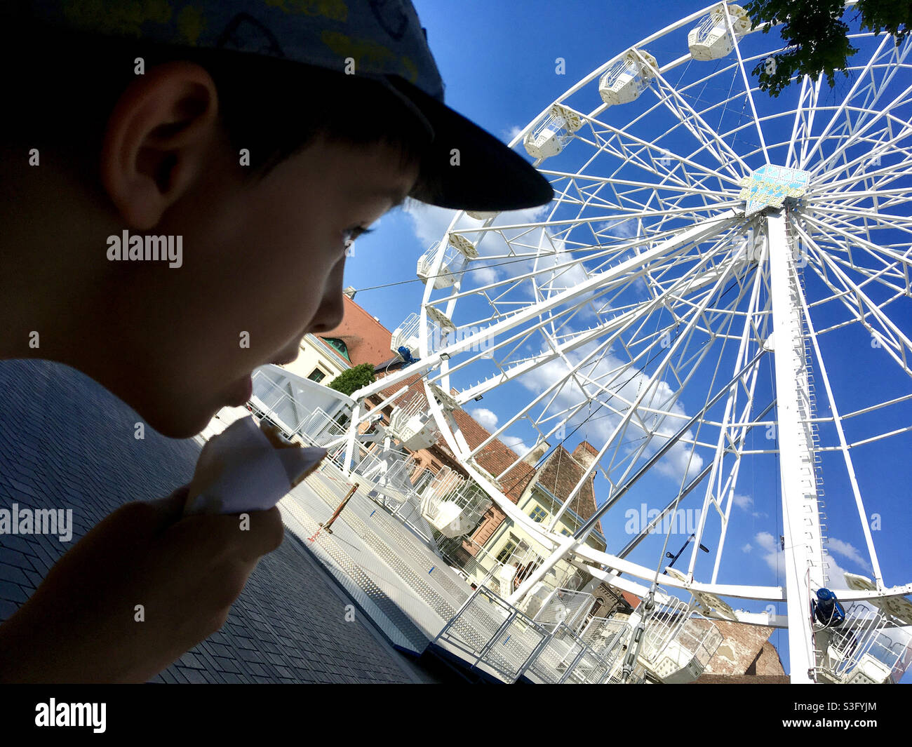 Ferris-wheel erected to celebrate the 100th anniversary centenary of ...