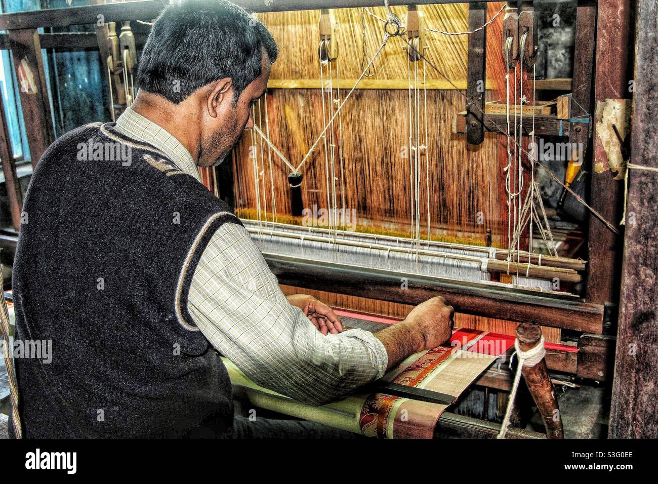 Weaving india hi-res stock photography and images - Alamy