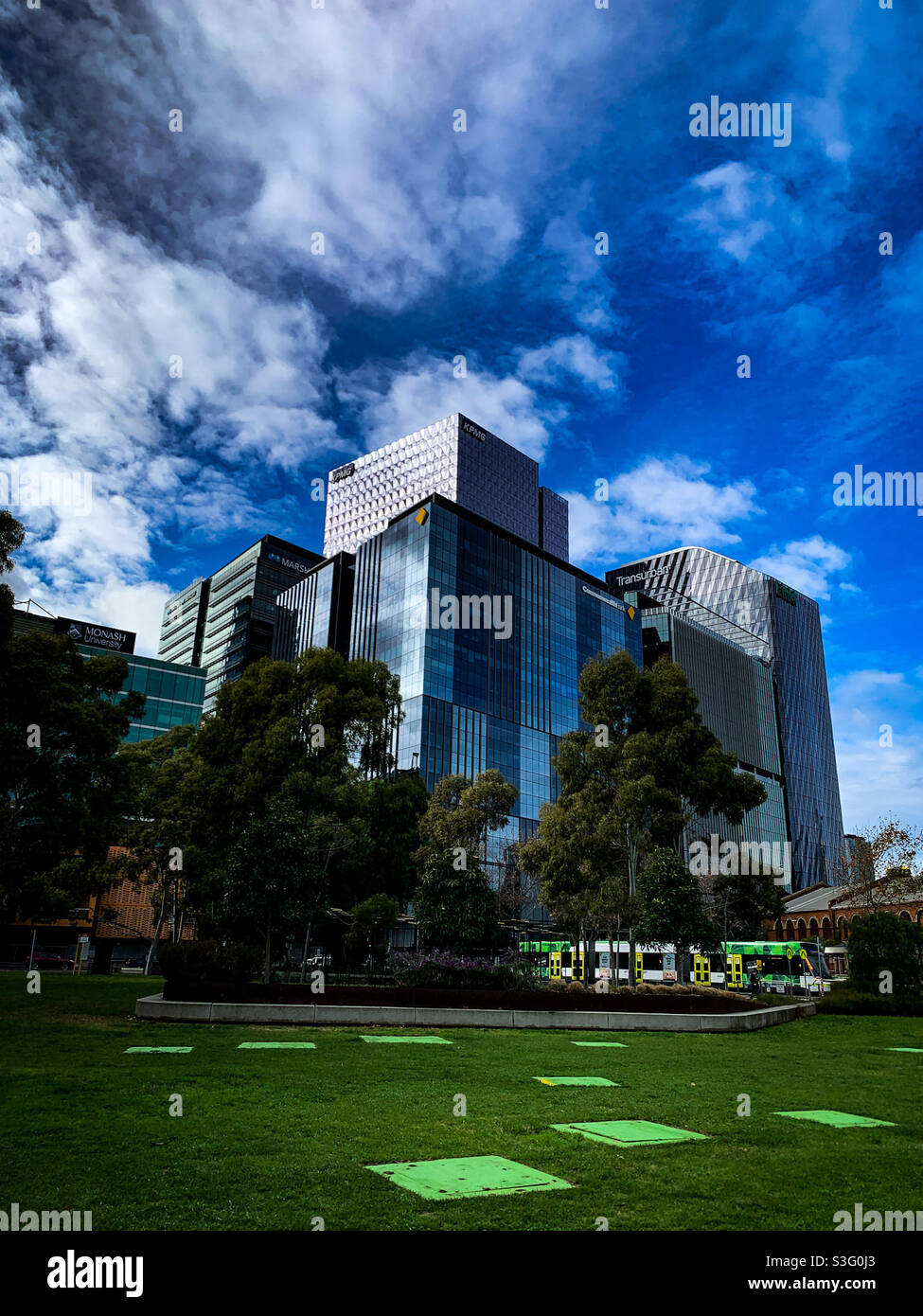 Melbourne docklands skyline hi-res stock photography and images - Alamy