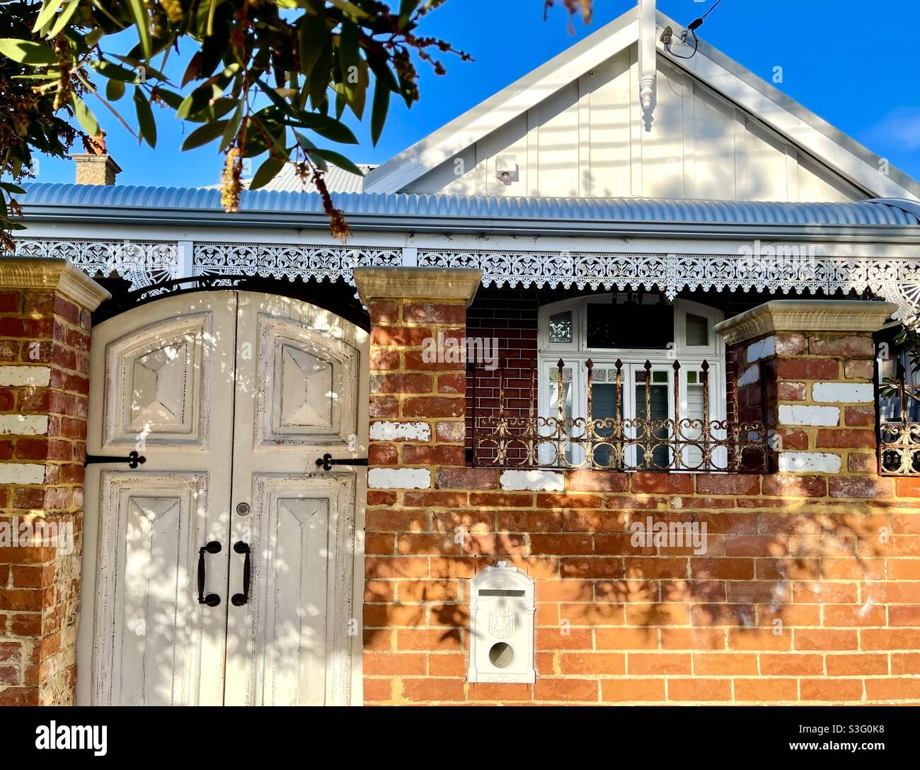 Ornate wooden western architecture hi-res stock photography and images ...
