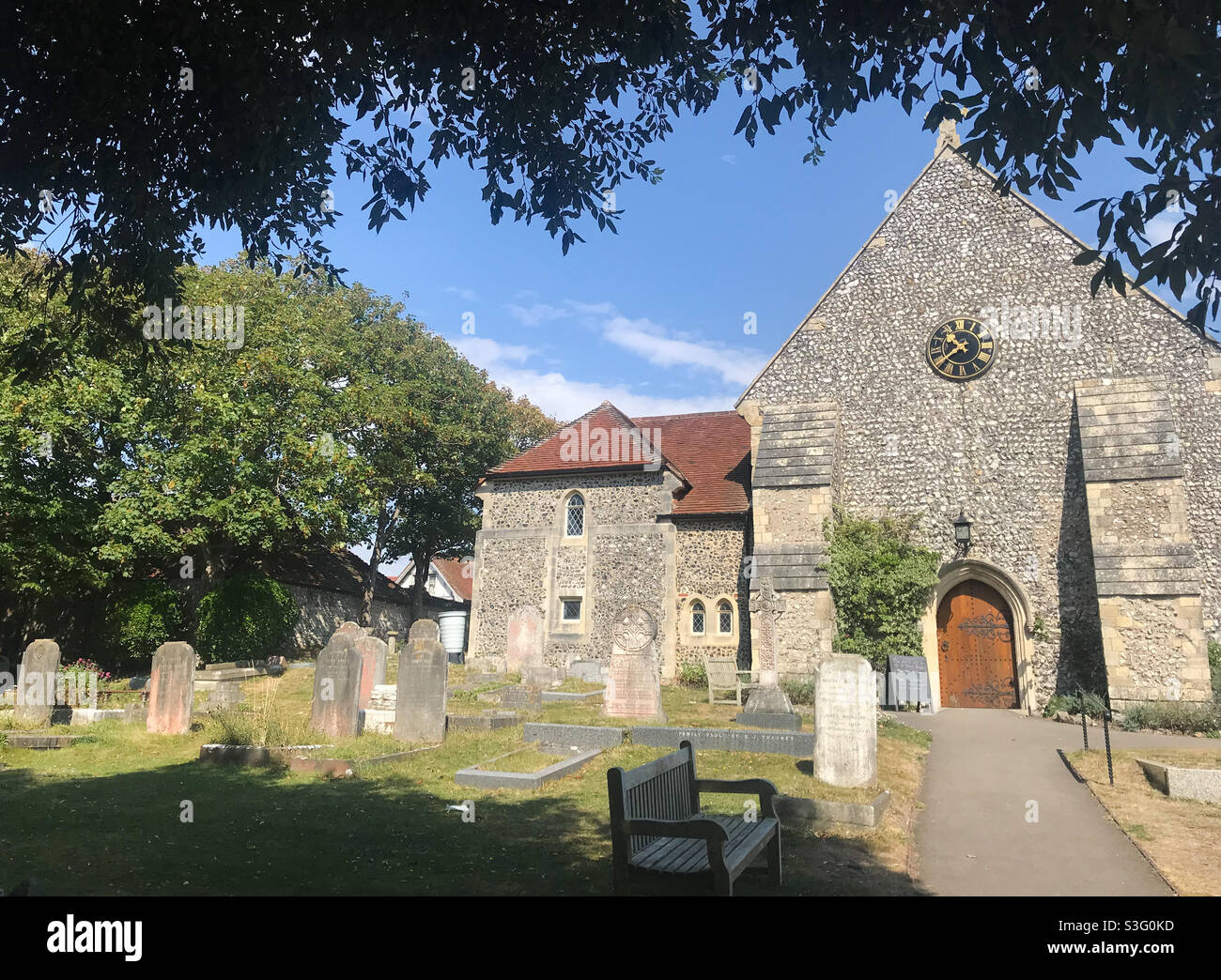 Rottingdean village church Stock Photo - Alamy
