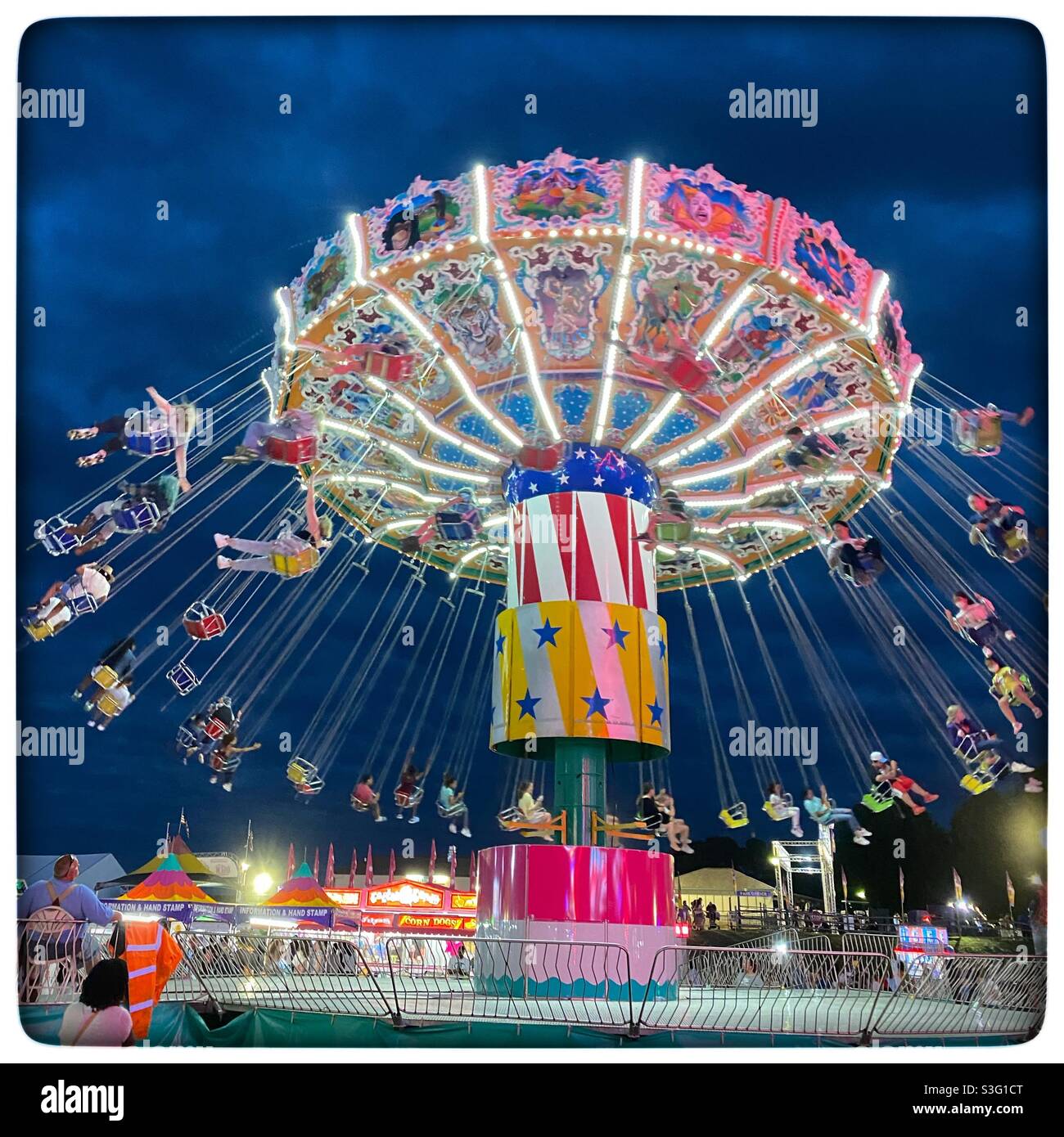 Swings At The Fair High Resolution Stock Photography and Images - Alamy
