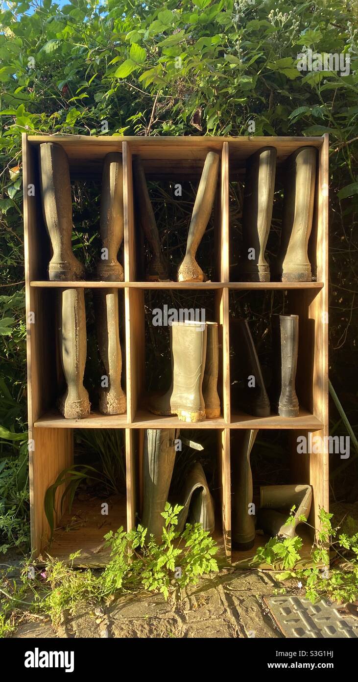 Wellies mud hi-res stock photography and images - Alamy