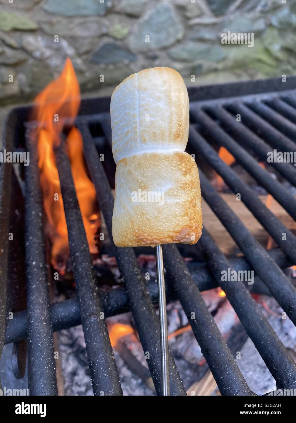 Toasting marshmallows fire hi-res stock photography and images - Alamy
