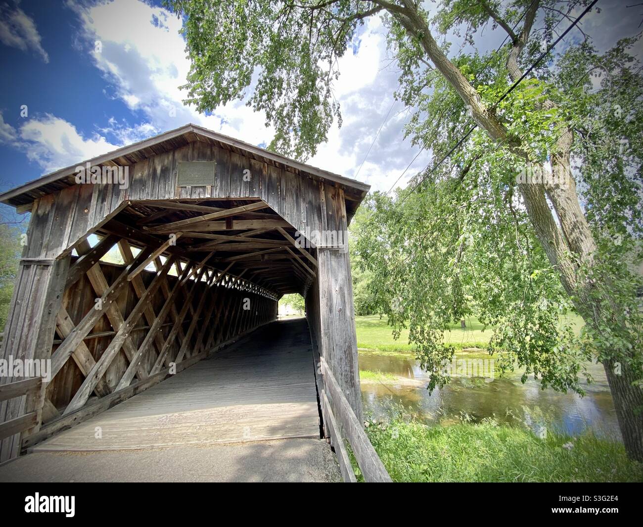 Covered Bridge, Cedarburg, WI Stock Photo - Alamy