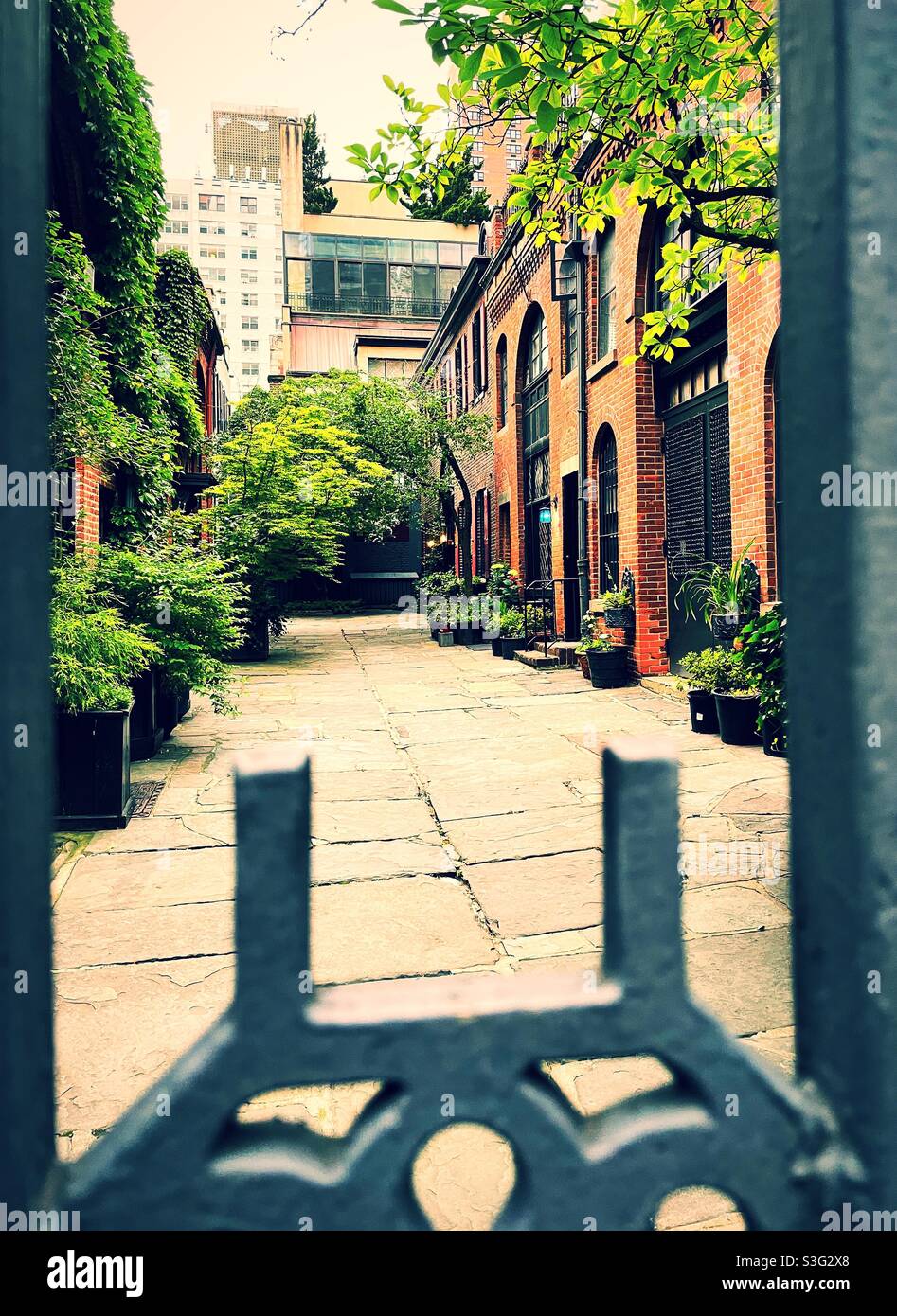 Sniffen court hi-res stock photography and images - Alamy