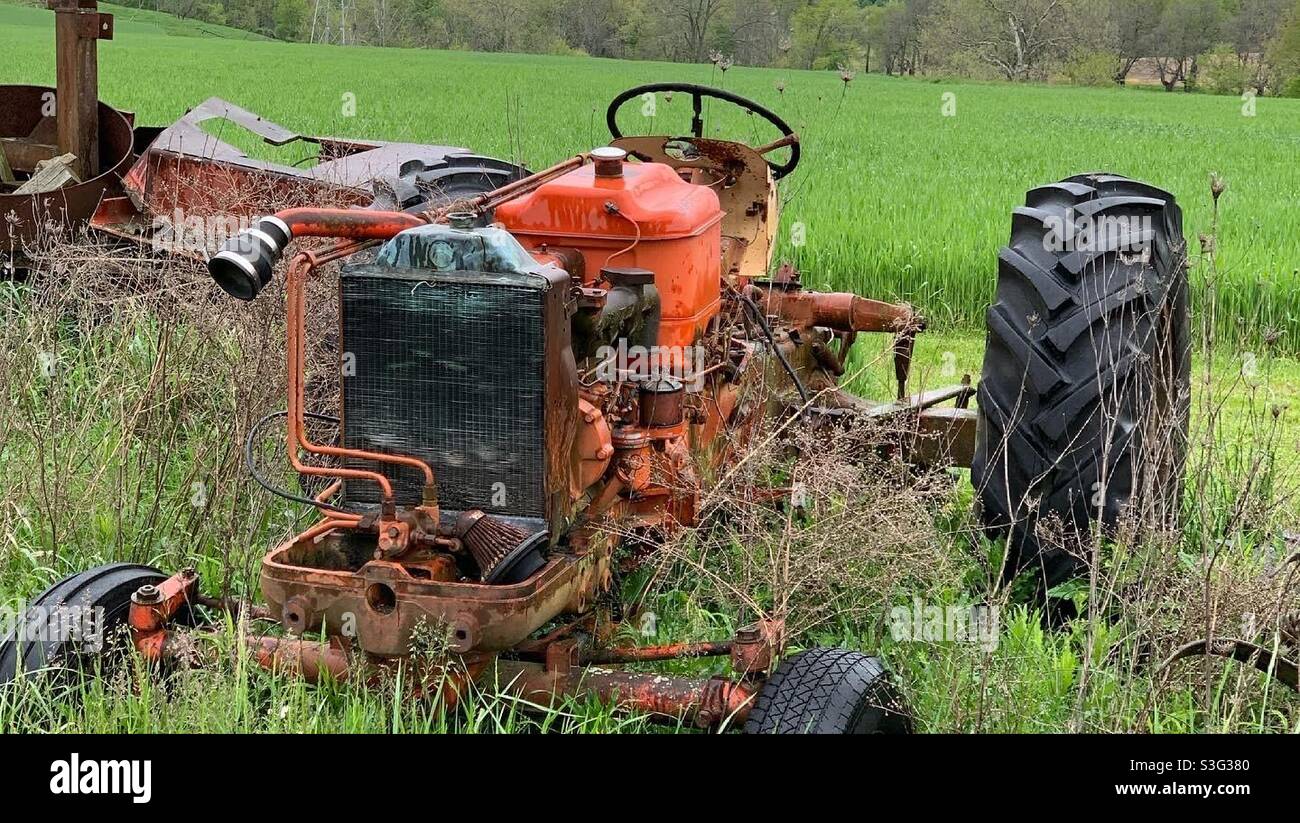 Forgotten Tractor - Athens, Ohio Stock Photo - Alamy