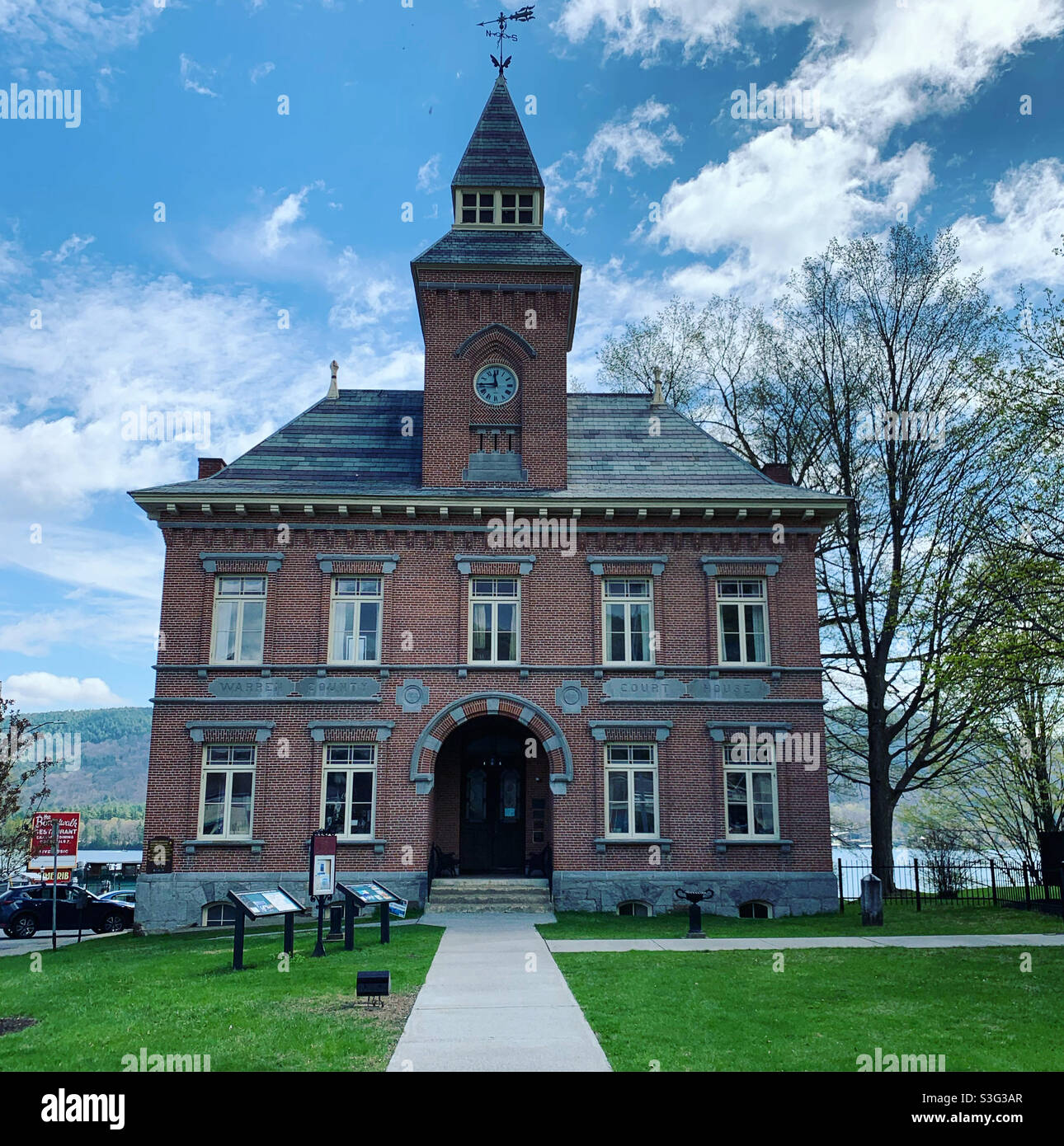 Old Courthouse, now home of the Lake George Historical Association ...