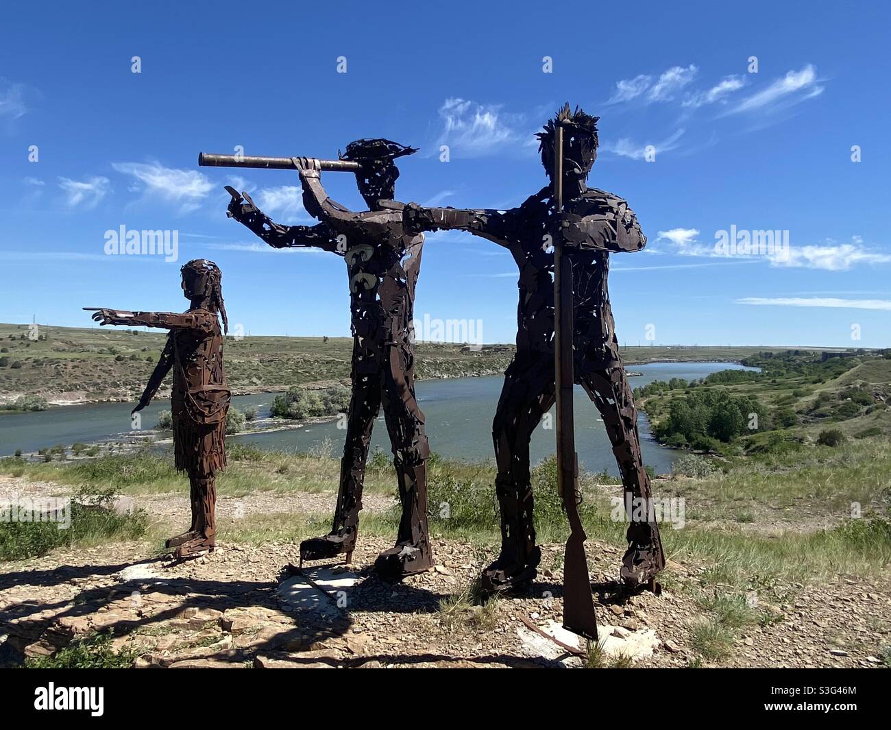 Lewis and clark statue hi-res stock photography and images - Alamy