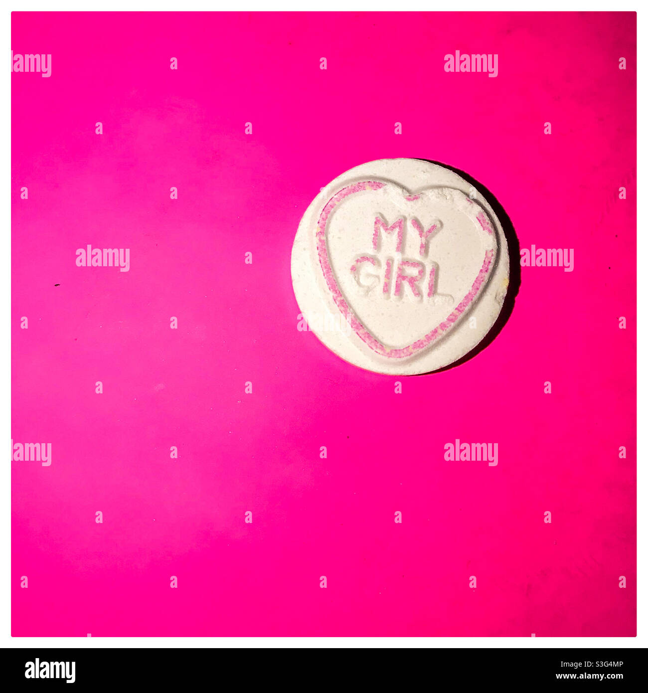 Love heart candy Stock Photo - Alamy