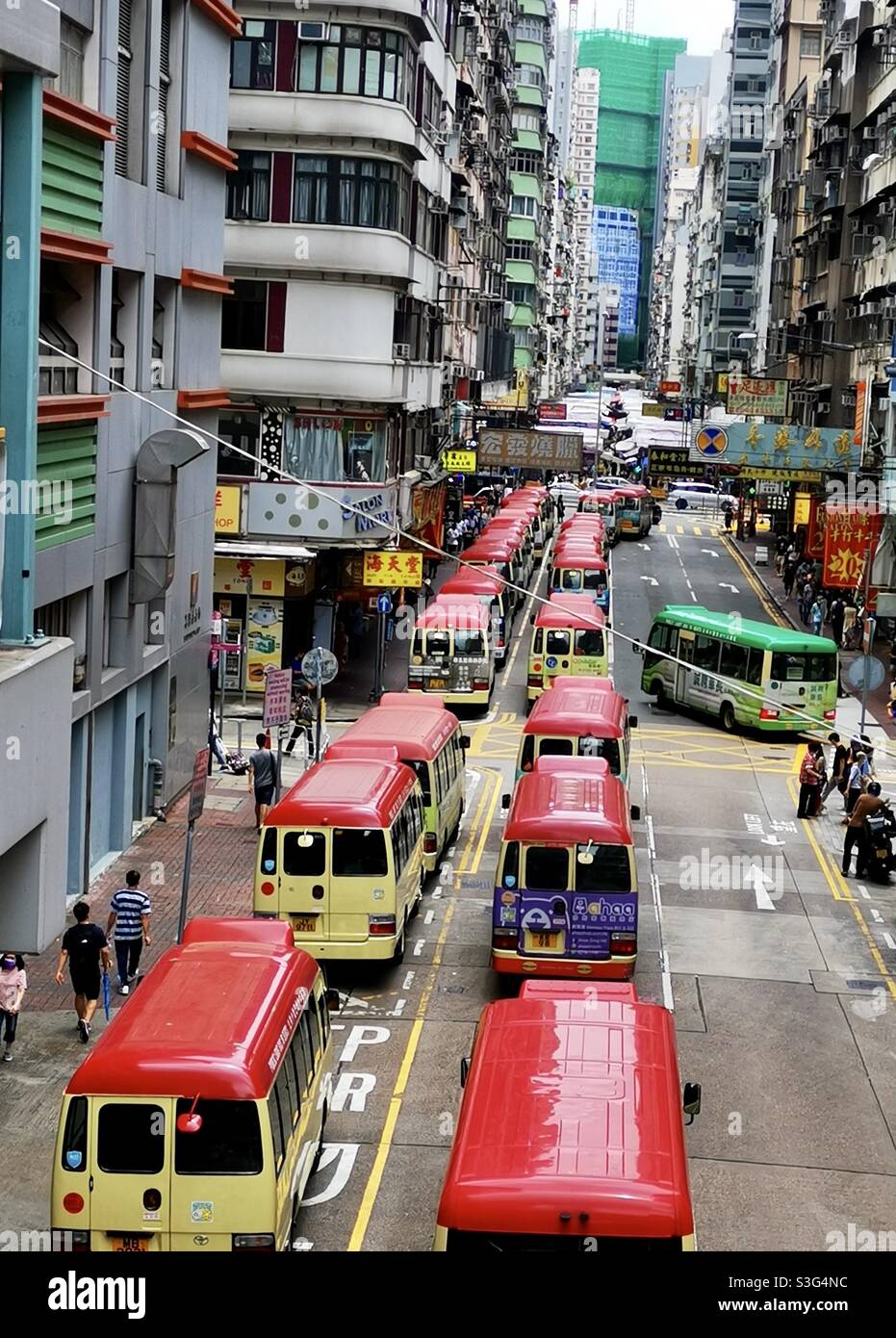 Red Minibuses High Resolution Stock Photography and Images - Alamy