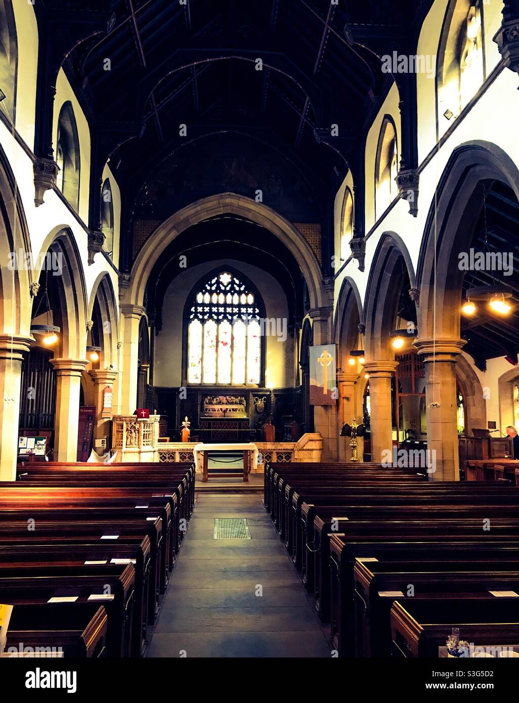 Haworth church, Yorkshire Stock Photo - Alamy
