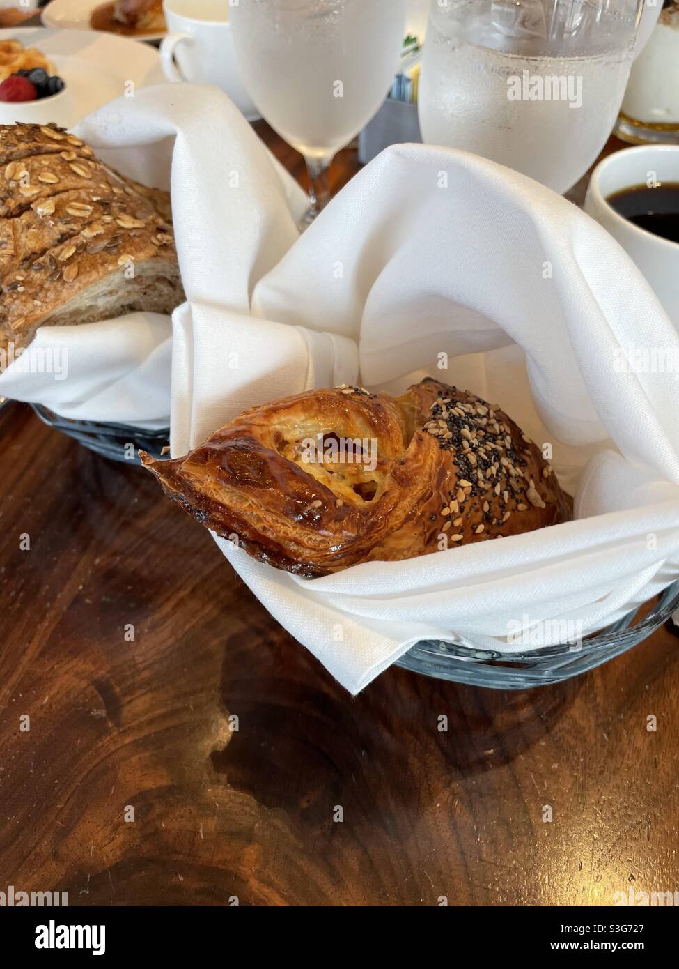 Food and croissants hi-res stock photography and images - Alamy