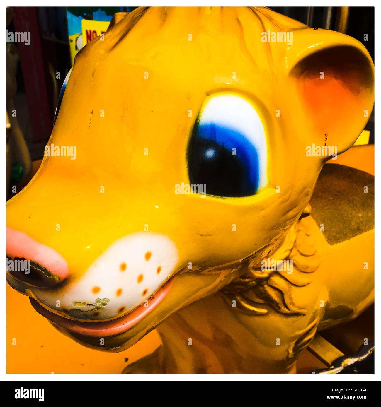 Lion king children’s ride Stock Photo - Alamy