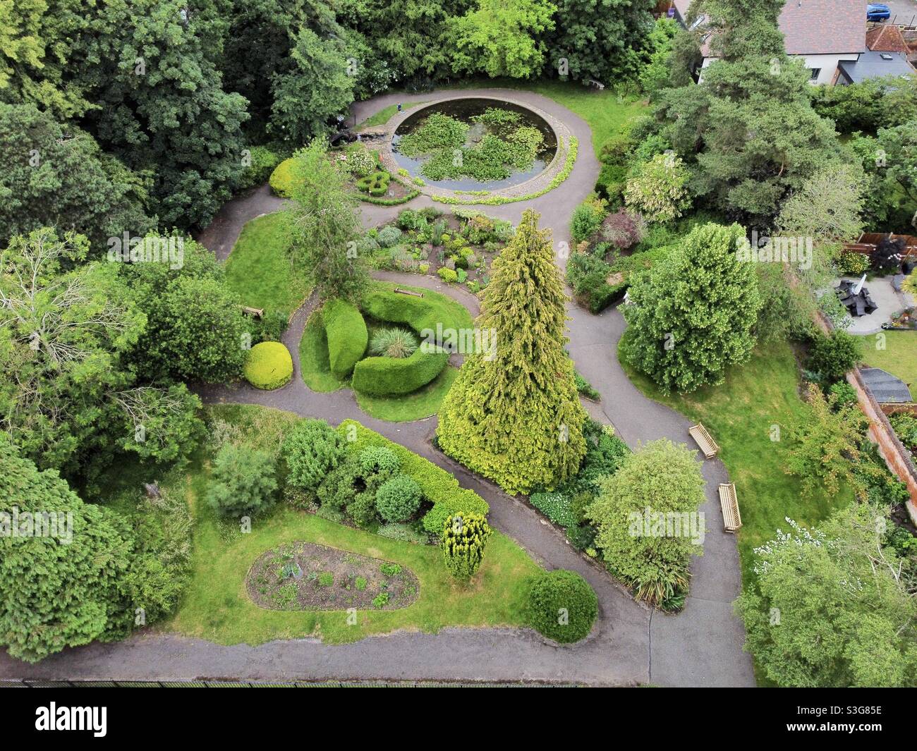 Bocking and Braintree Public Gardens Stock Photo - Alamy