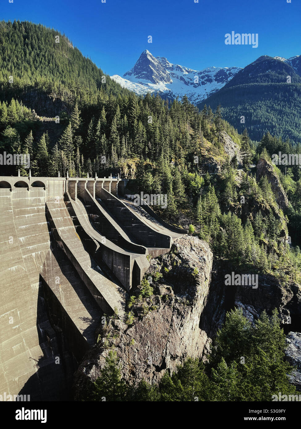 Diablo Dam in North Cascades National Park Stock Photo - Alamy