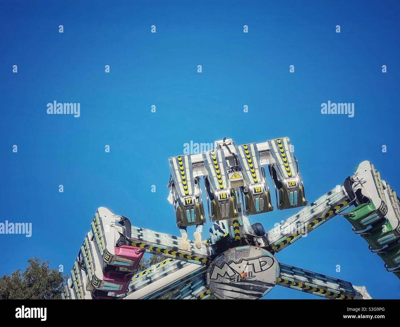 Carnival ride at the Redcliffe Show, Queensland, Australia Stock Photo ...