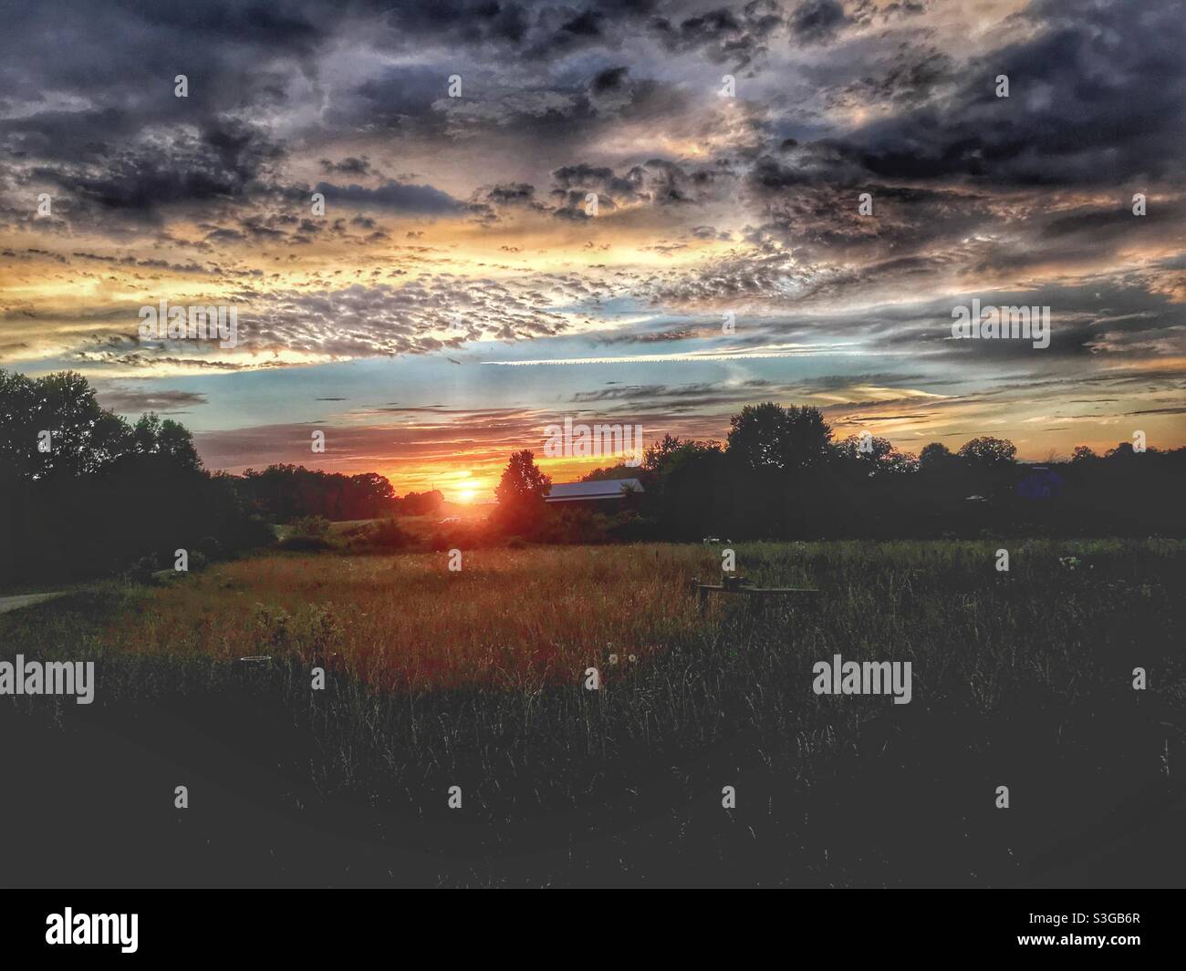 North carolina farm sunset hi-res stock photography and images - Alamy