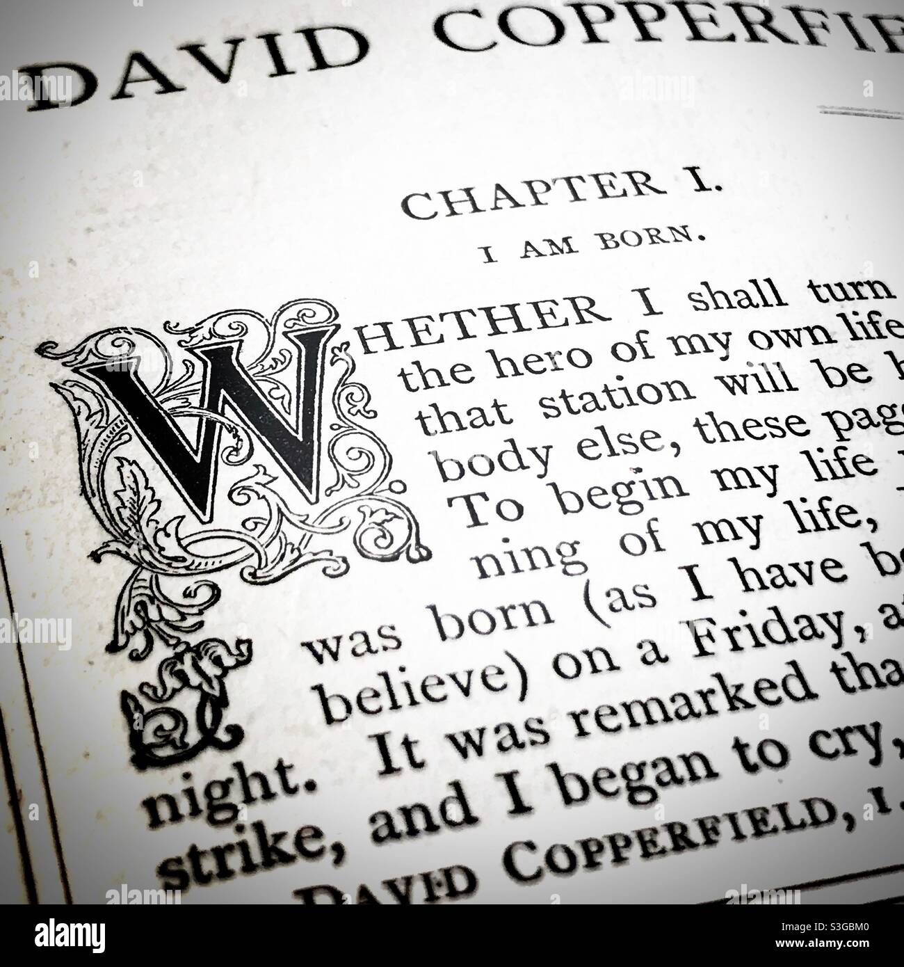 David copperfield dickens book hi-res stock photography and images - Alamy