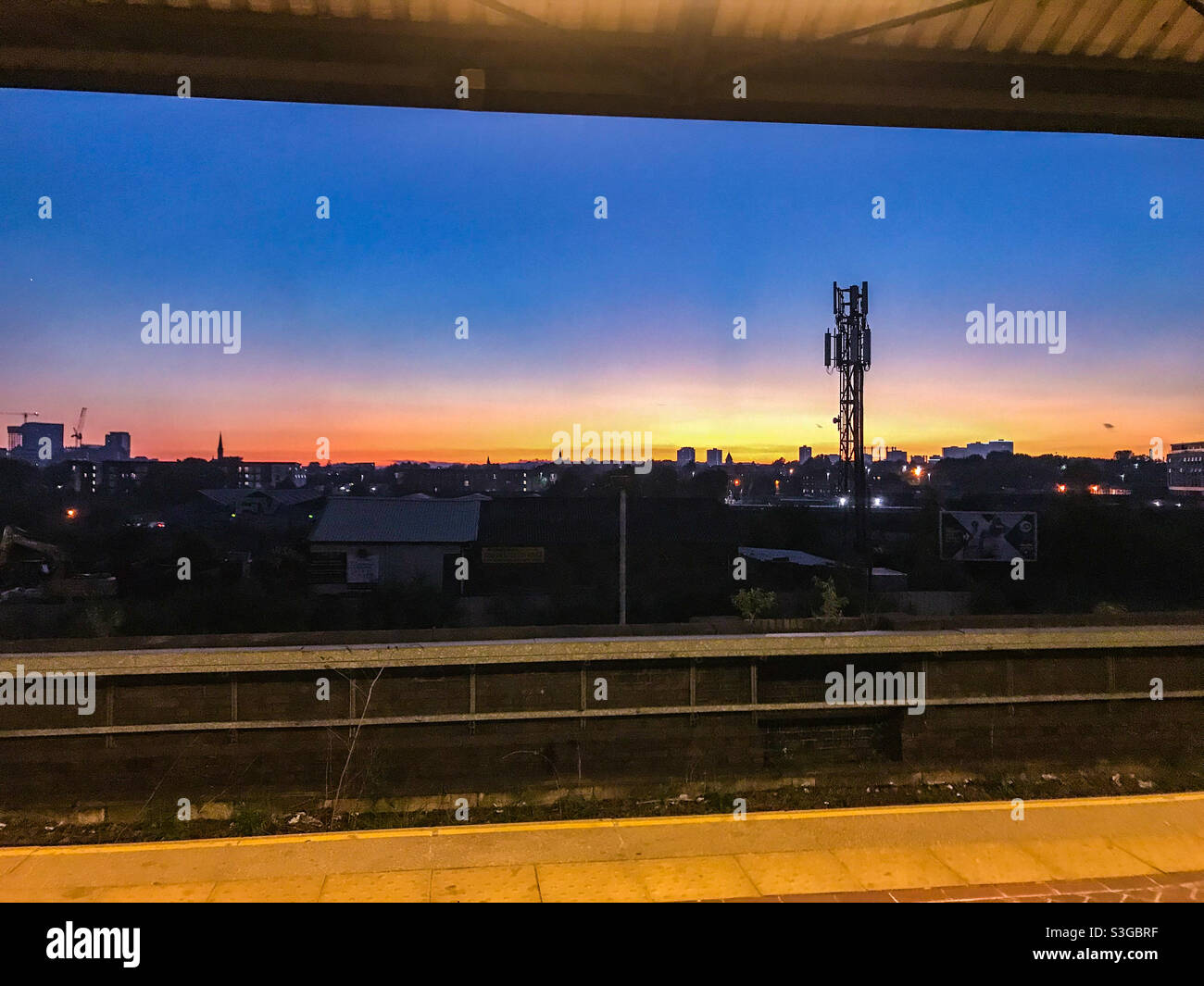 Cornbrook, Manchester tram stop Stock Photo - Alamy