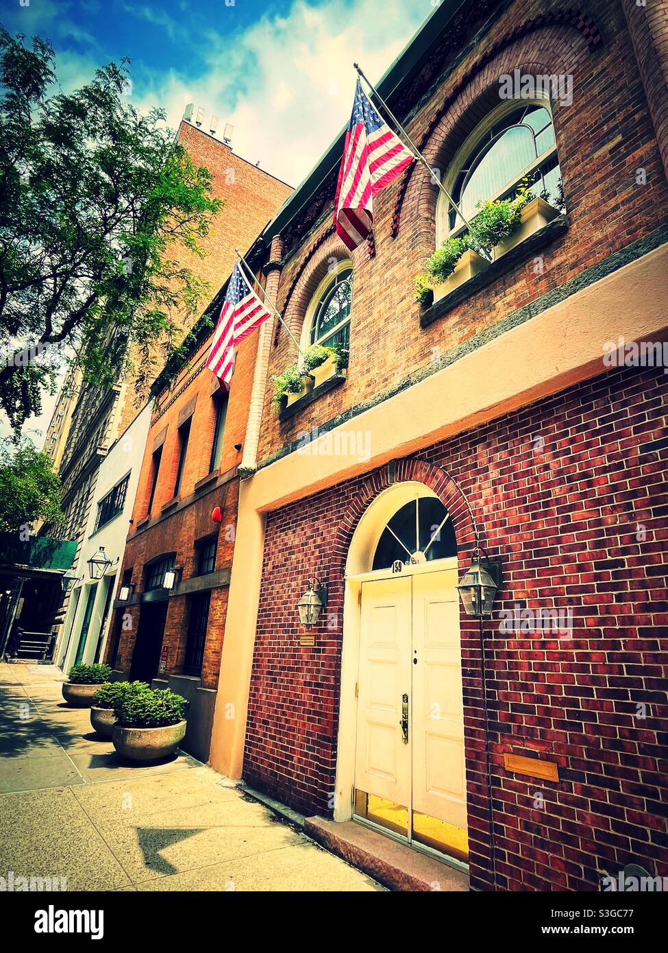 Newly renovated brick row house in the Murray Hill neighborhood of ...
