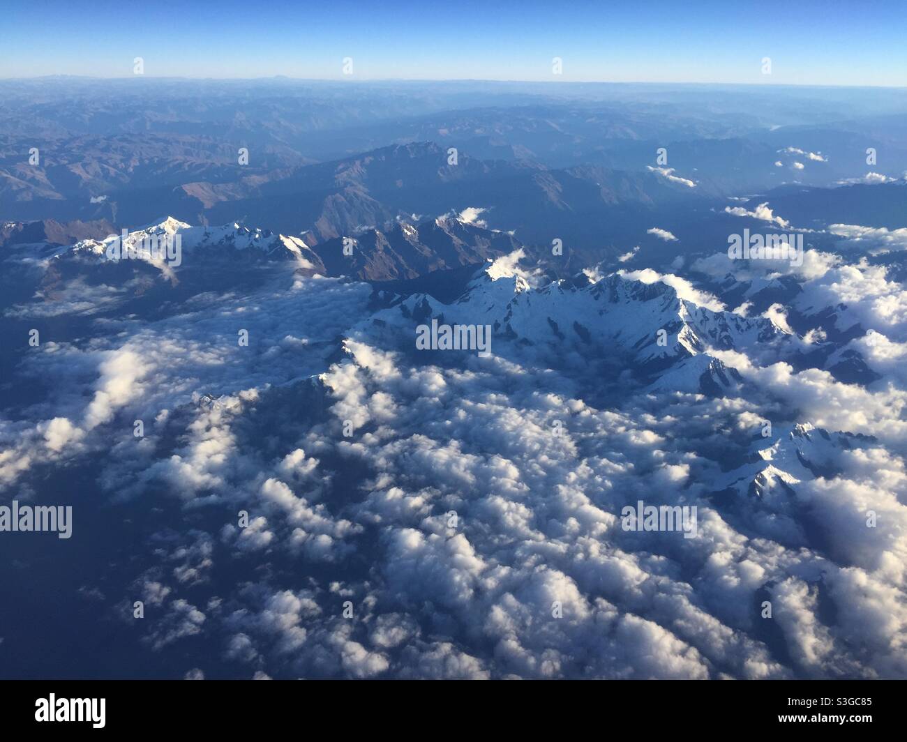 Aerial view andes mountains hi-res stock photography and images - Alamy