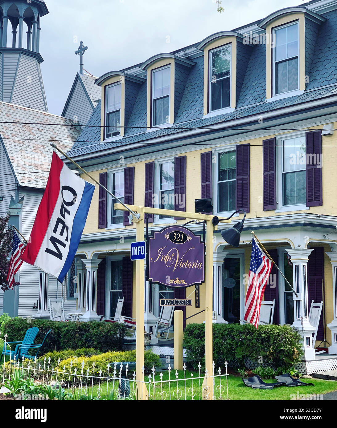May, 2021, Inn Victoria, Chester, Windsor County, Vermont, United ...