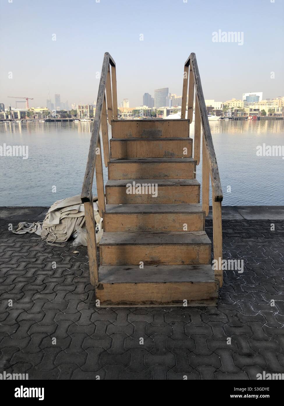 Stairs into the water hi-res stock photography and images - Alamy