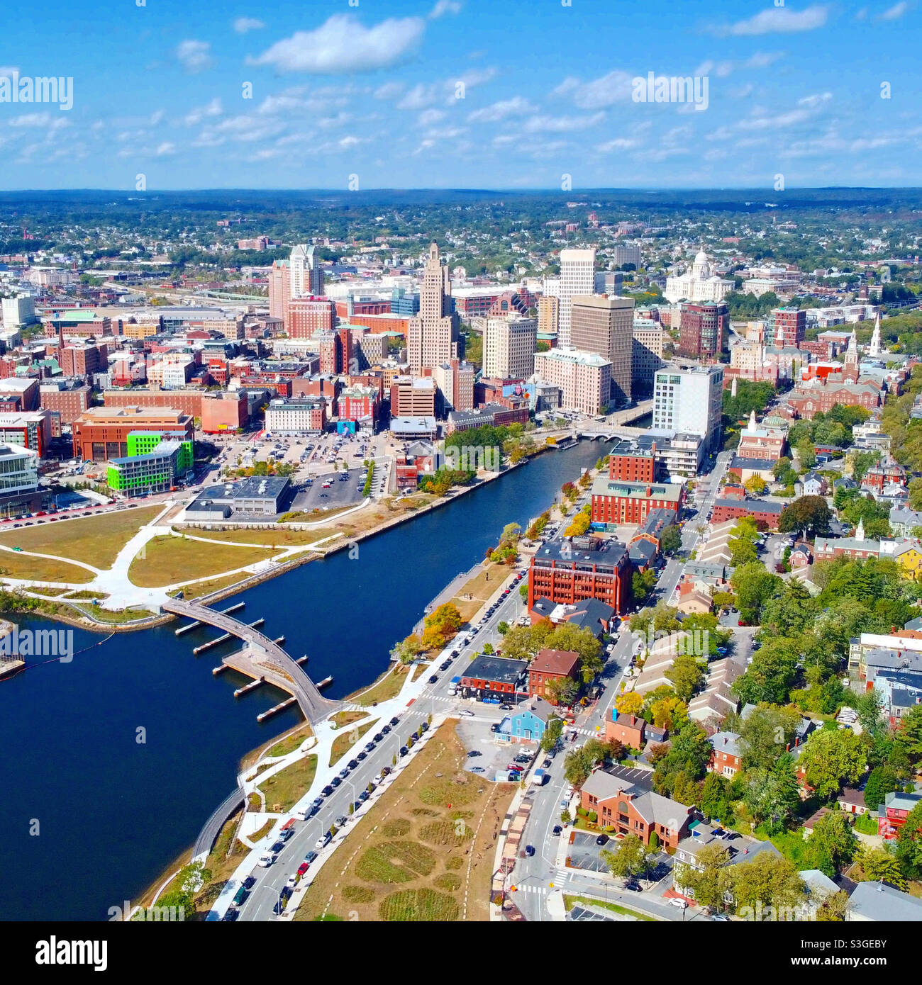 Providence skyline hi-res stock photography and images - Alamy