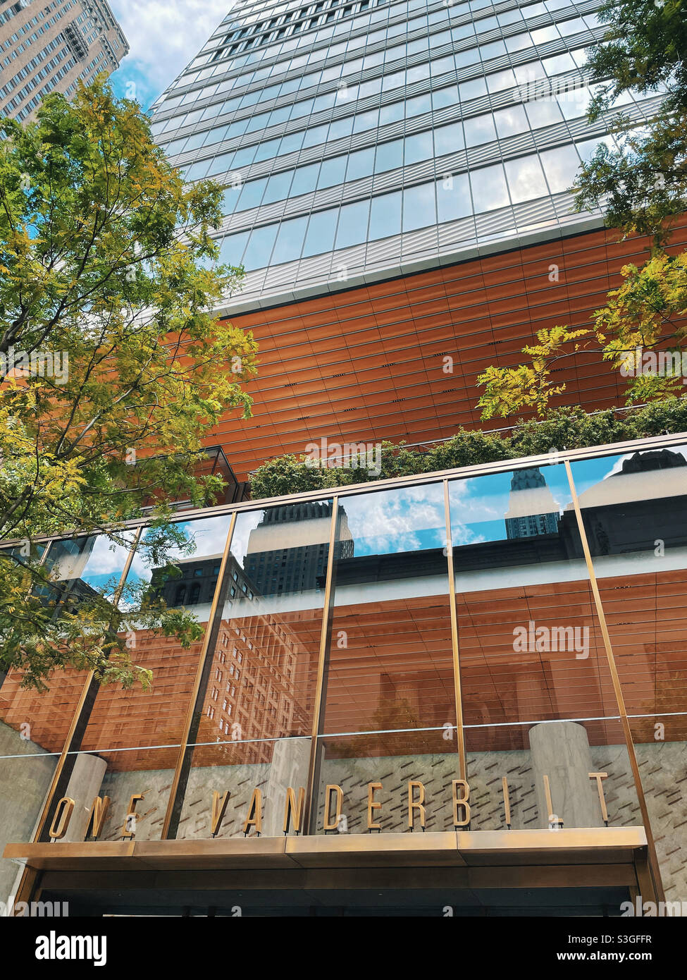 The entrance to the new super tall one Vanderbilt opens onto a ...