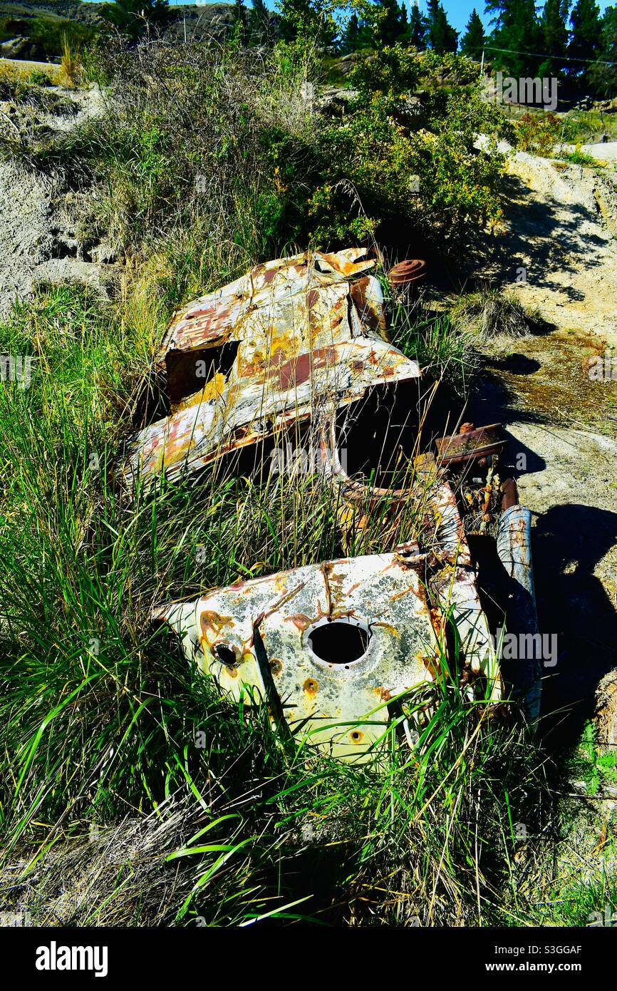 Old van wreck hi-res stock photography and images - Alamy