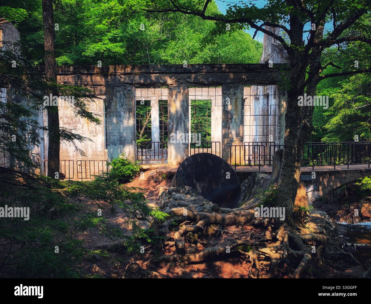 Carbide willson ruins hi-res stock photography and images - Alamy